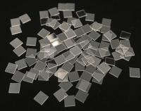 China UVC High Translucent UV Quartz Germicidal Tablets 50*50*0.3mm for sale