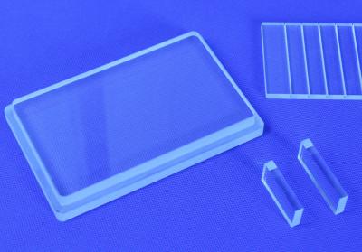 China High Permeability Deep Ultraviolet Sterilization UVC Quartz Glass Substrate LED Application Quartz Wafer for sale