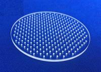 China Quartz Perforated Sieve Laser Dotting Perforated Quartz Glass for sale