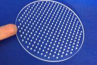 China Quartz Perforated Sieve Laser Dotting Perforated Quartz Glass for sale
