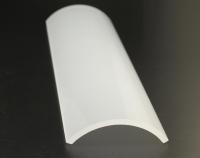 China Smooth Frosted Curved Quartz Plate High Temperature Resistant Transparent Quartz Plate for sale