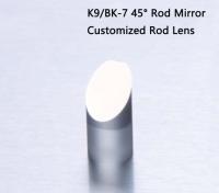 China LED Dia 4mm K9 Borosilicate Round Head Light Guide Rod for sale
