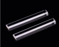 China Optical Glass Transparent Fused High Purity Quartz Rod Of Half Glass Rod for sale
