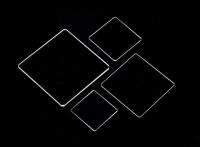 China High Temperature Resistance Square Fused Silica Quartz Glass Sheet for sale
