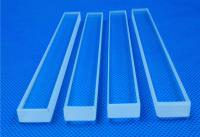 China High Temperature Rectangular Heat Resistant Transparent UV Quartz Glass Plate for sale