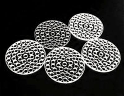 China High Temperature Perforated Quartz Glass Sheet Plate Disc Window Sheet for sale