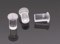 China RoSH LED Plastic Dia 4mm Round Head Light Guide Tube K9 Borosilicate for sale