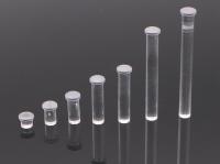 China RoSH LED Plastic Dia 4mm Round Head Light Guide Tube K9 Borosilicate for sale