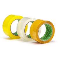 China 100 Yards Bopp Clear Transparent Adhesive Packing Tape Opp Self-Adhesive Tape Used For Packing for sale