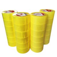 China Custom OPP Packing BOPP Golden Transparent Tape Shipping Carton Box Sealing Adhesive Packaging Tape for sale