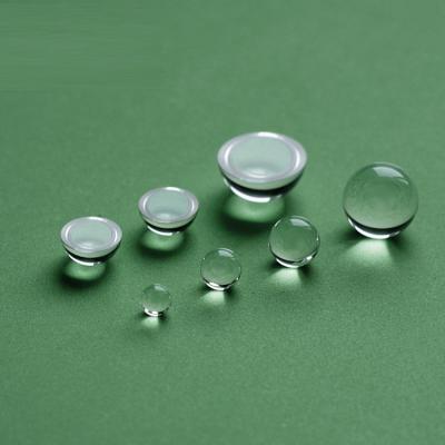 China Half Ball Lens And Ball Lens Spherical Plano Convex Aspherical Quartz Led Glass Optical Lens for sale