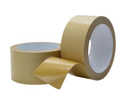 China Kraft Tape Paper Tape Single Sided Self Adhesive Kraft Paper Tape Thicker ECO Friendly Custom Gummed for sale