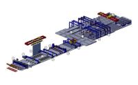 China Hydraulic Mechanical Panel Production Line For Medium-Thick Plates for sale