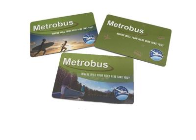 China Metro 13.56 MHz Contactless Smart Card RFID ID Card for Transportation 86x54mm for sale