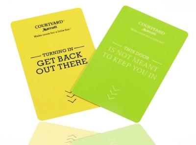 China Programmable Smart Hotel Room RFID Key Cards , Custom Hotel Key Cards OEM for sale