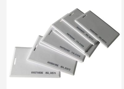 China 125kHz RFID Hotel Key Cards with ATA5577 Chip - 86×54mm Size, 100,000 Write Cycles for Access Control Systems for sale