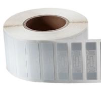 China UHF Flexible On-Metal RFID Label 95x22mm PET PP Sticker 4-8m Read Range Impinj Monza R6-P for sale