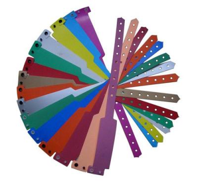 China 13.56MHz Disposable RFID Wristband for Hospitals - PVC Material 250x25mm Adult Size with 10,000+ Read Cycles for sale