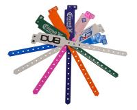 China 13.56MHz Disposable RFID Wristband for Hospitals - PVC Material 250x25mm Adult Size with 10,000+ Read Cycles for sale