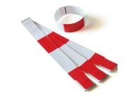 China PVC RFID Hospital Medical Wristband 250x25mm Adult 170x20mm Infant Disposable NFC Bracelets for sale