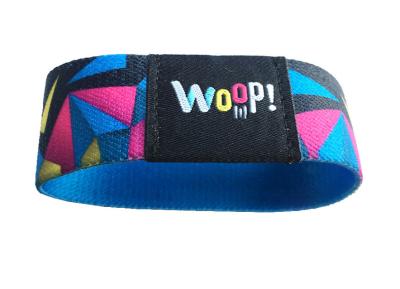 China Custom NFC RFID Access Control Wristband Heat Resistant Silicone 250x25mm for sale