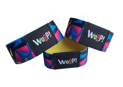 China Custom Fabric NFC RFID Wristband 250×25mm for Access Control with 10,000+ Read Cycles and Waterproof Design for sale