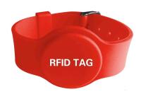 China OEM Smart Silicone NFC RFID Access Control Wristbands 13.56MHz with 6M Read Range and -40°C to 85°C Temperature Rating for sale