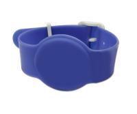 China 13.56MHz M5 Chip RFID Silicone Wristband for Cashless Payment - 120×22×12mm Size with 10 Year Data Retention for sale