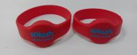 China M5 Chip Waterproof Smart Silicone RFID MIFERE Tags Bracelet For Access Control for sale