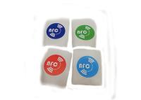 China Custom Printed HF RFID Circular Sticker Labels 13.56MHz ISO15693/14443A - 25mm to 50mm Custom Sizes for sale