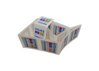 China Smart RFID Sticker Tags 50x50mm Long Range Library Book Label ISO15693 Protocol 1000pcs Roll for sale