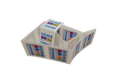 China Smart RFID Sticker Tags 50x50mm Long Range Library Book Label ISO15693 Protocol 1000pcs Roll for sale