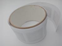 China 45x45mm Coated Paper HF RFID Sticker Tags with ISO14443A Protocol and RFID Classic 1K EV1 Chip - 1000pcs/Roll for sale