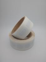 China ISO15693 White Blank RFID Sticker Tags 30×15mm / 25mm Diameter for Library and Warehouse Management for sale