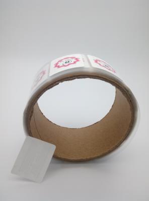 China 31x25mm Security Fragile Paper RFID Sticker ISO14443A Long Range Tags with 5-10 Year Lifespan for sale