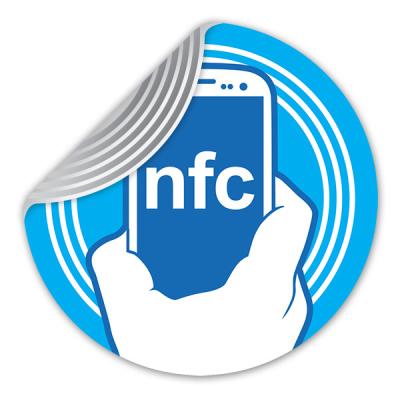 China 13.56MHz HF NFC Sticker Tag 35x35mm 50x50mm ISO15693/ISO14443A for Supply Chain Management for sale