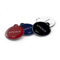 China PET PVC Micro NFC Epoxy Tag Stickers ISO14443A 13.56MHz 0.25mm Thickness for Marketing and Access Control for sale
