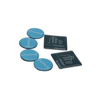 China Anti Metal Passive NFC 13.56MHz Sticker with 213/215/216 Chip 106kbit/s Data Transfer for sale