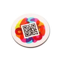 China 203 Chip Waterproof NFC Sticker Labels 13.56MHz with 106 kbit/s Data Rate for Restaurant and Smart Home Applications for sale