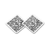 China 203 Chip Waterproof NFC Sticker Labels 13.56MHz with 106 kbit/s Data Rate for Restaurant and Smart Home Applications for sale