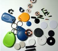 China Custom Color Smart RFID Keychain Tag 13.56MHz ISO14443B Access Control with 1024-2048bit Memory for sale