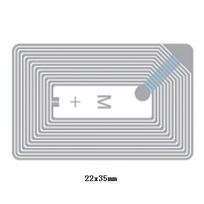 China Ultra-Thin 0.07mm RFID Inlay HF 13.56MHz with 10-Year Data Storage and Flip Chip Bonding for sale