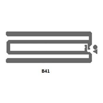 China 860-960MHz UHF RFID Inlay 22×8mm 0.2-0.8mm Thick with Impinji Monza 4 Chip for Asset Tracking for sale