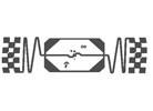 China Wet Card Inlay E42 with Impinji Monza 4 Chip - 105mm x 6mm Die Cut Size - 860-960MHz RFID Tag for sale