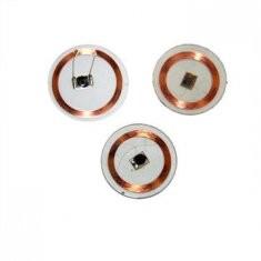 China PVC Programmable RFID Tags for Access Control - 125KHz/13.56MHz Frequency, 512 Bits R/W Memory, 18-30mm Diameter for sale