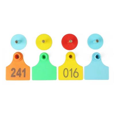 China UHF RFID Animal Ear Tags TPU Material 5m Read Range 100K Write Cycles for Livestock Monitoring for sale