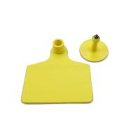 China UHF RFID Animal Ear Tags TPU Material 5m Read Range 100K Write Cycles for Livestock Monitoring for sale
