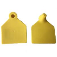 China UHF RFID Animal Ear Tags TPU Material 5m Read Range 100K Write Cycles for Livestock Monitoring for sale