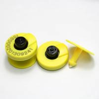 China TPU RFID Animal Ear Tag with 5m Read Range and 100,000 Write Cycles for Cattle Sheep Goat Tracking for sale