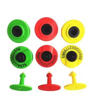 China TPU Material 134.2kHz RFID Ear Tag with 100,000 Write Cycles and -40℃ to +85℃ Temperature Range for Livestock for sale